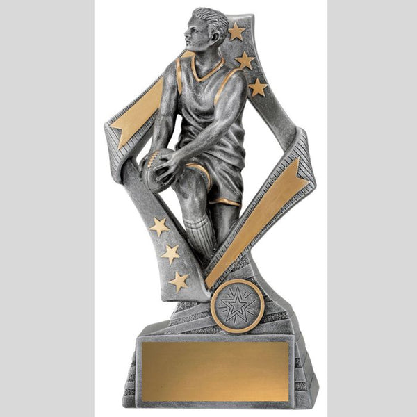Aussie Rules Flag Player Trophy - Male & Female – Kingston Trophies