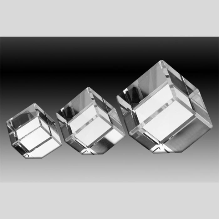 Bevelled Crystal CUBE Award – Kingston Trophies