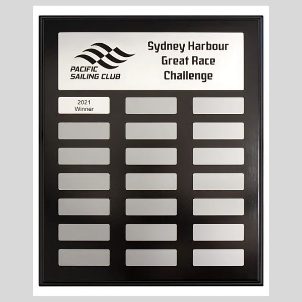 Classic Silver Perpetual Plaque – Kingston Trophies