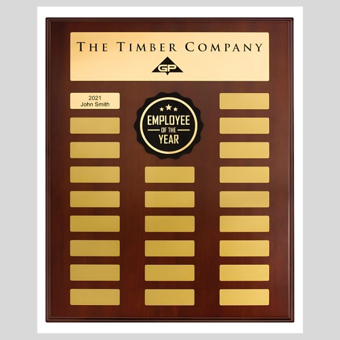 Premium Gold Perpetual Plaque – Kingston Trophies